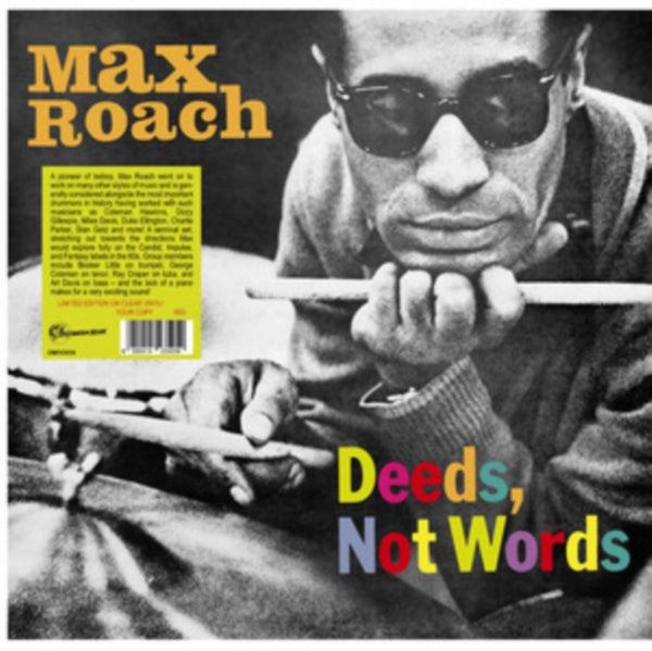 Deeds, Not Words Artist Max Roach Format:Vinyl / 12" Album (Clear viny ...