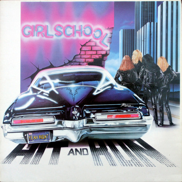 Hit And Run (Blue Marble Vinyl) Artist GIRLSCHOOL Format:LP Label:RENA ...
